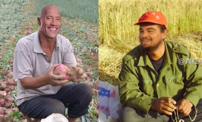 Hollywood Actor's Faces Photoshopped In Time For The Autumn Harvest