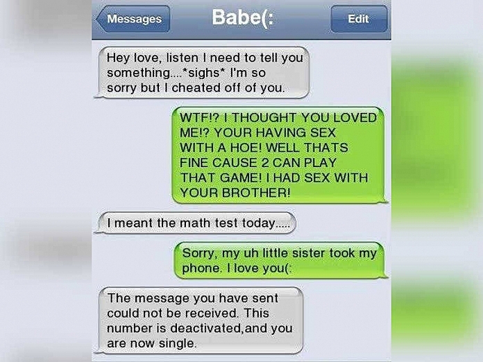 Cheaters Who Accidentally Text The Wrong Person And Instantly Regretted It